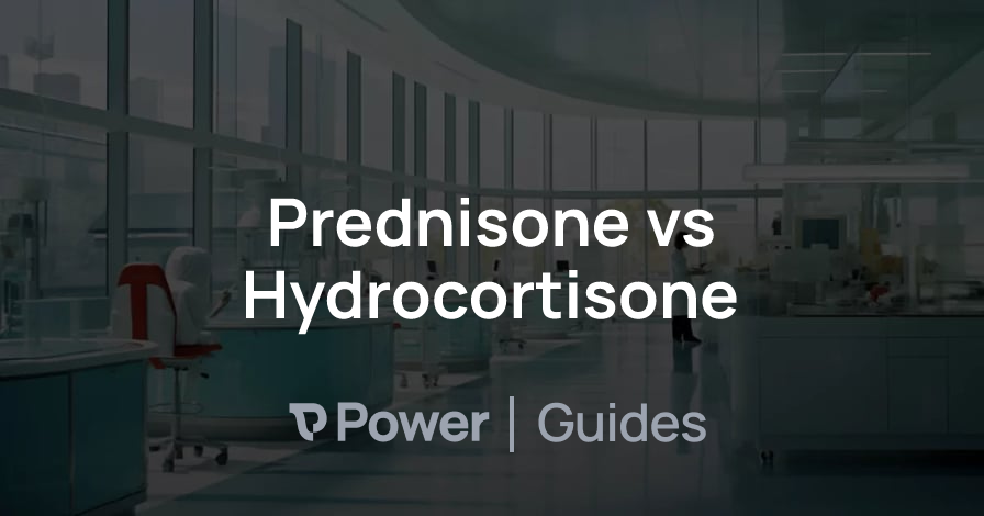 Prednisone Vs Hydrocortisone Power